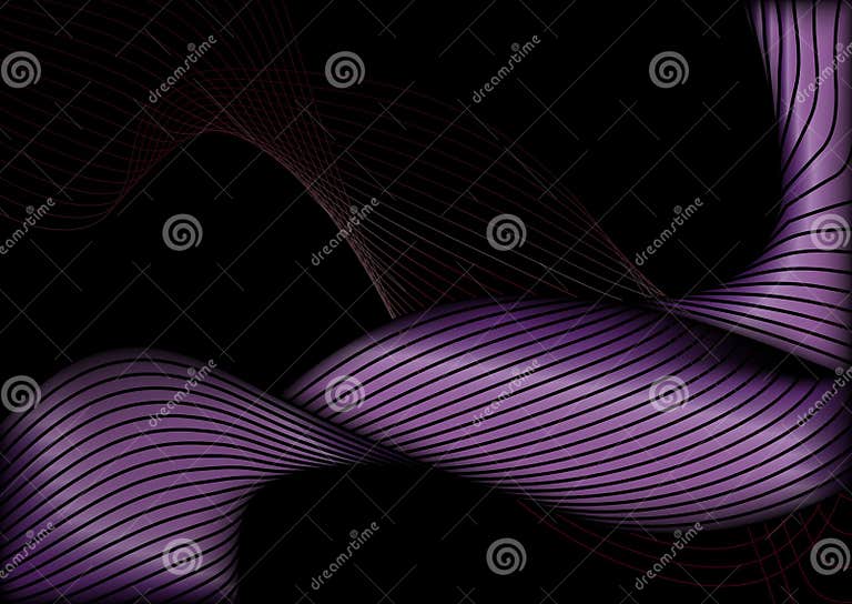 Abstract Wave Background. the Effect of Dynamic Movement in Parallel ...