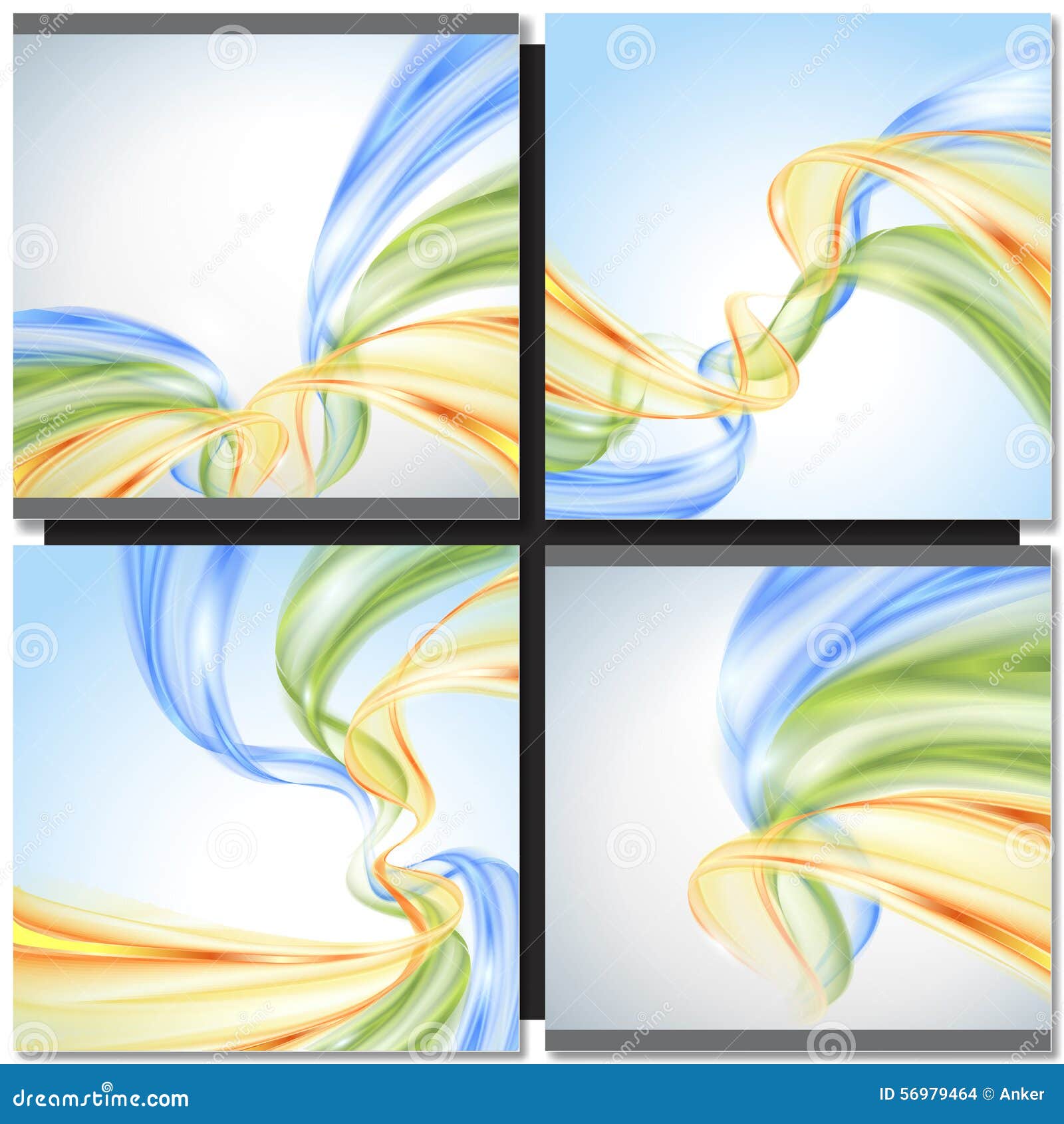 Abstract wave background stock vector. Illustration of smooth - 56979464