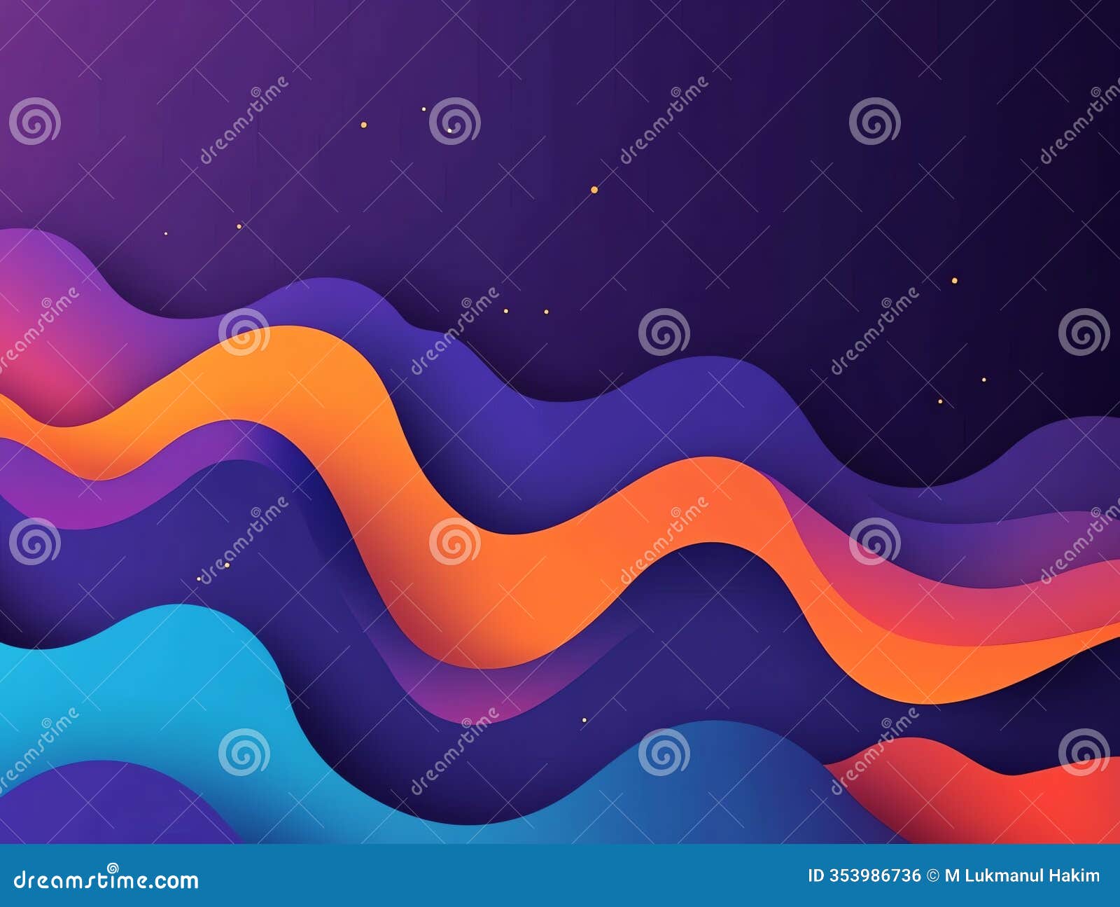 Abstract Wave Background Illustration Stock Photo - Image of gradient ...