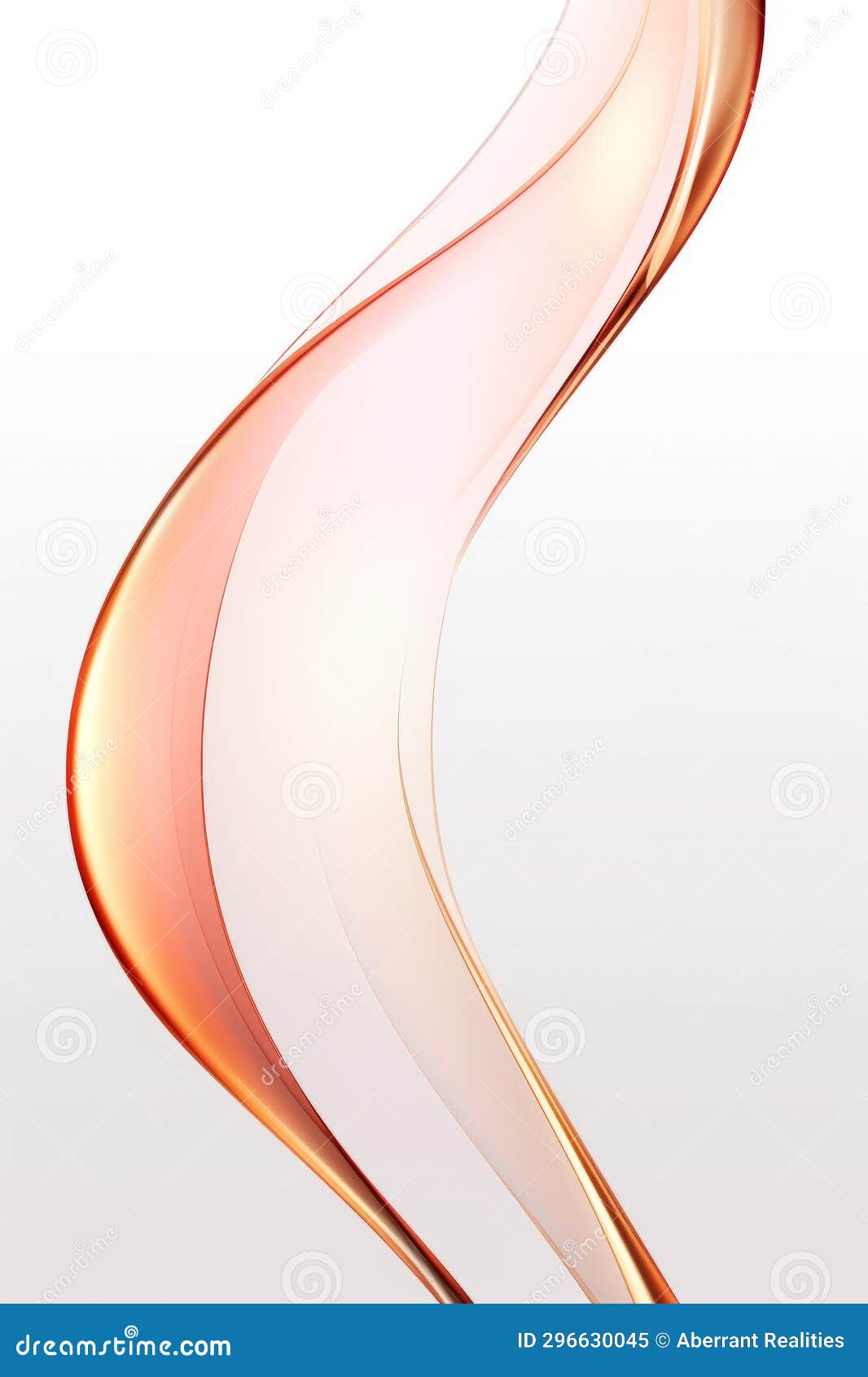 Abstract Wave Background with Orange and Gold Colors Stock Illustration ...