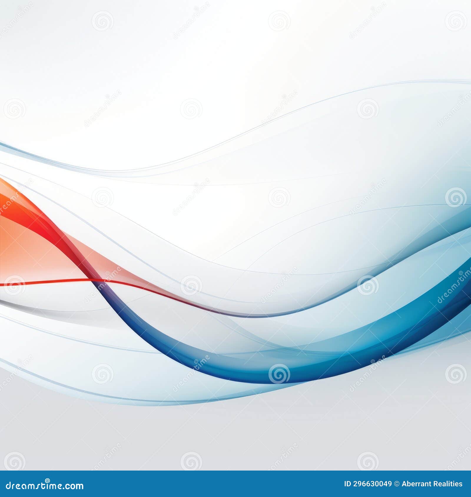 Abstract Wave Background with Red Blue and Orange Colors Stock ...