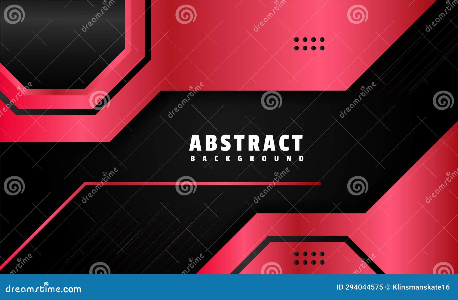 Abstract Wave Background with Red Shape Design Stock Vector ...