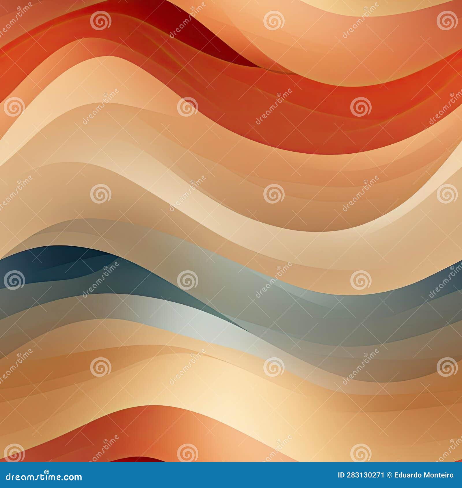 Abstract Wave Background with Vibrant Colors and Soft Variations (tiled ...