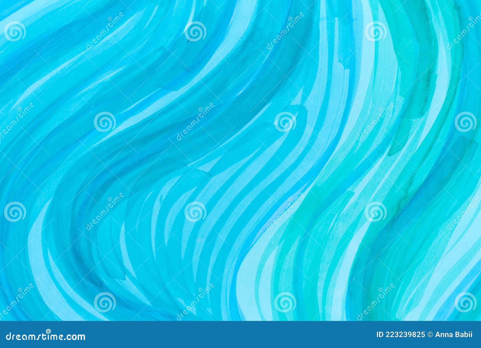 Abstract Wave Blue Pattern. Stock Illustration. Stock Image - Image of ...