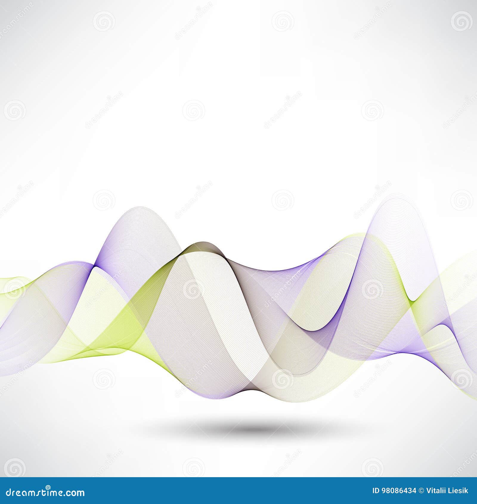 Abstract Wave Design Element Stock Vector - Illustration of flow ...