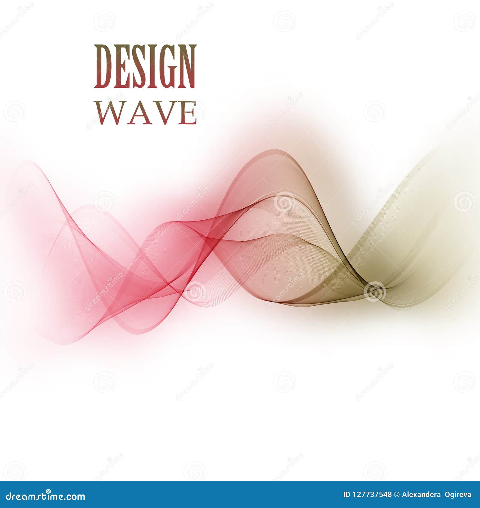 Abstract Wave Design Element.the Movement of the Wave Texture. Stock ...