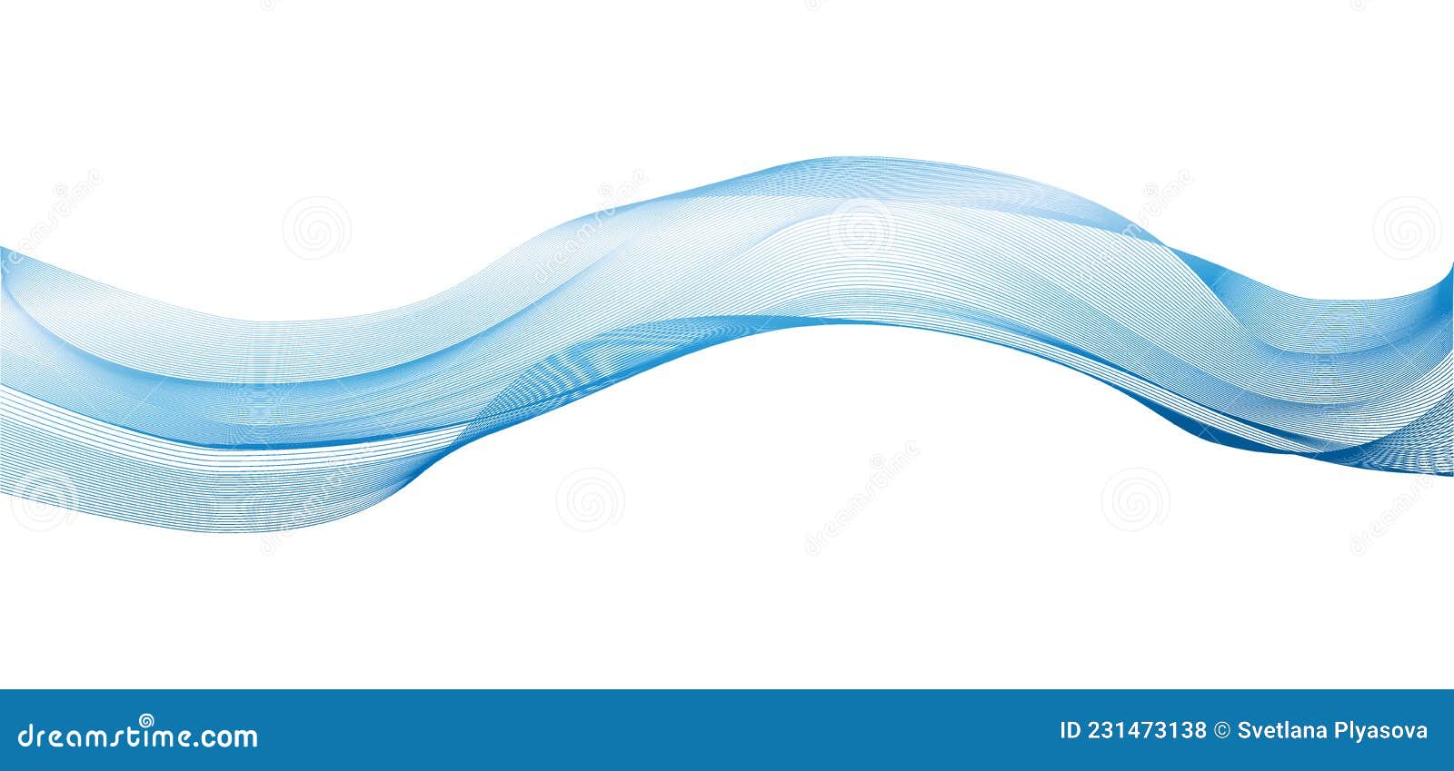 Abstract Wave Design Element. Vector Intricate Blue Lines Texture ...