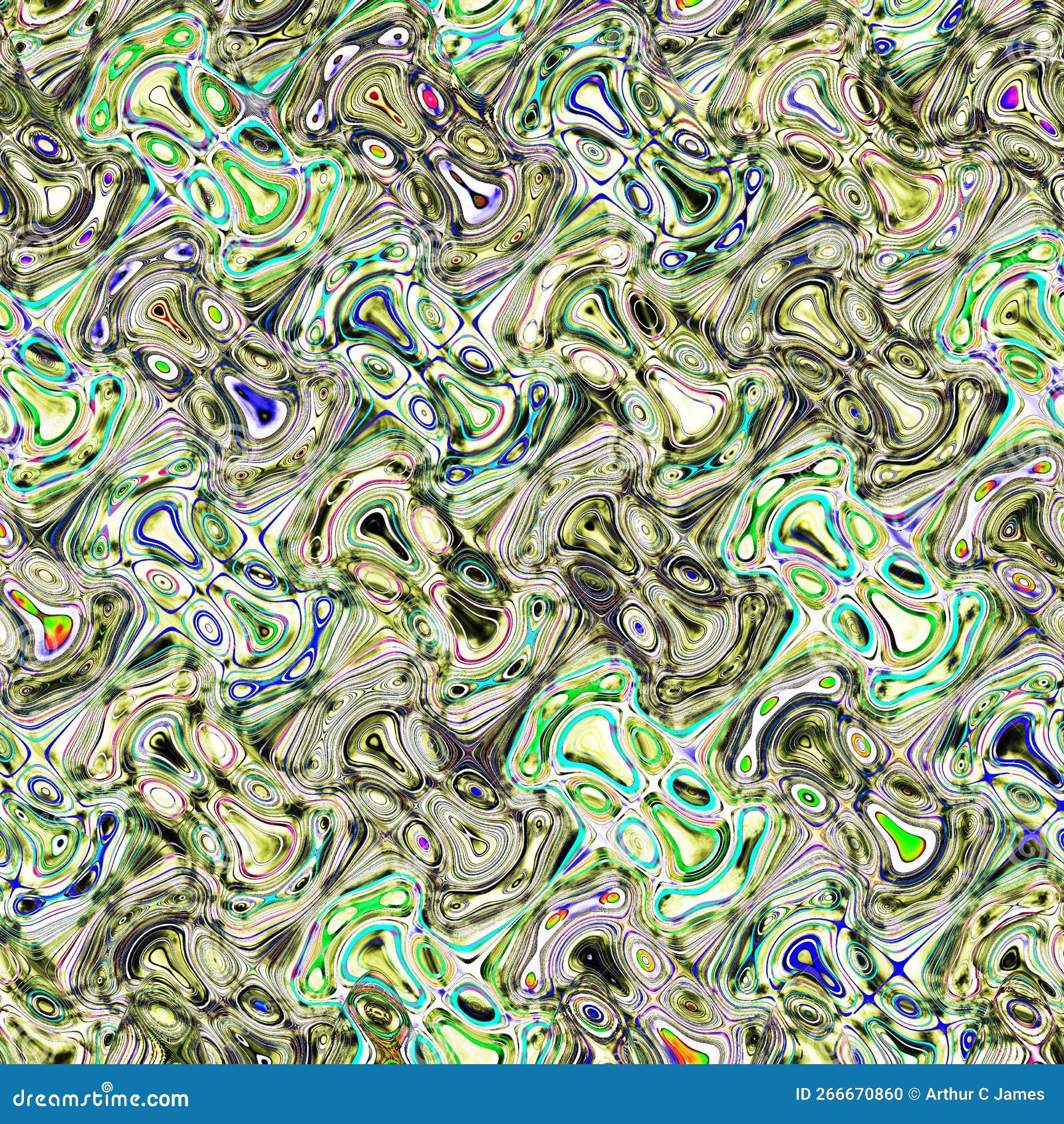 Abstract and Contemporary Digital Art Wave Design Stock Illustration ...