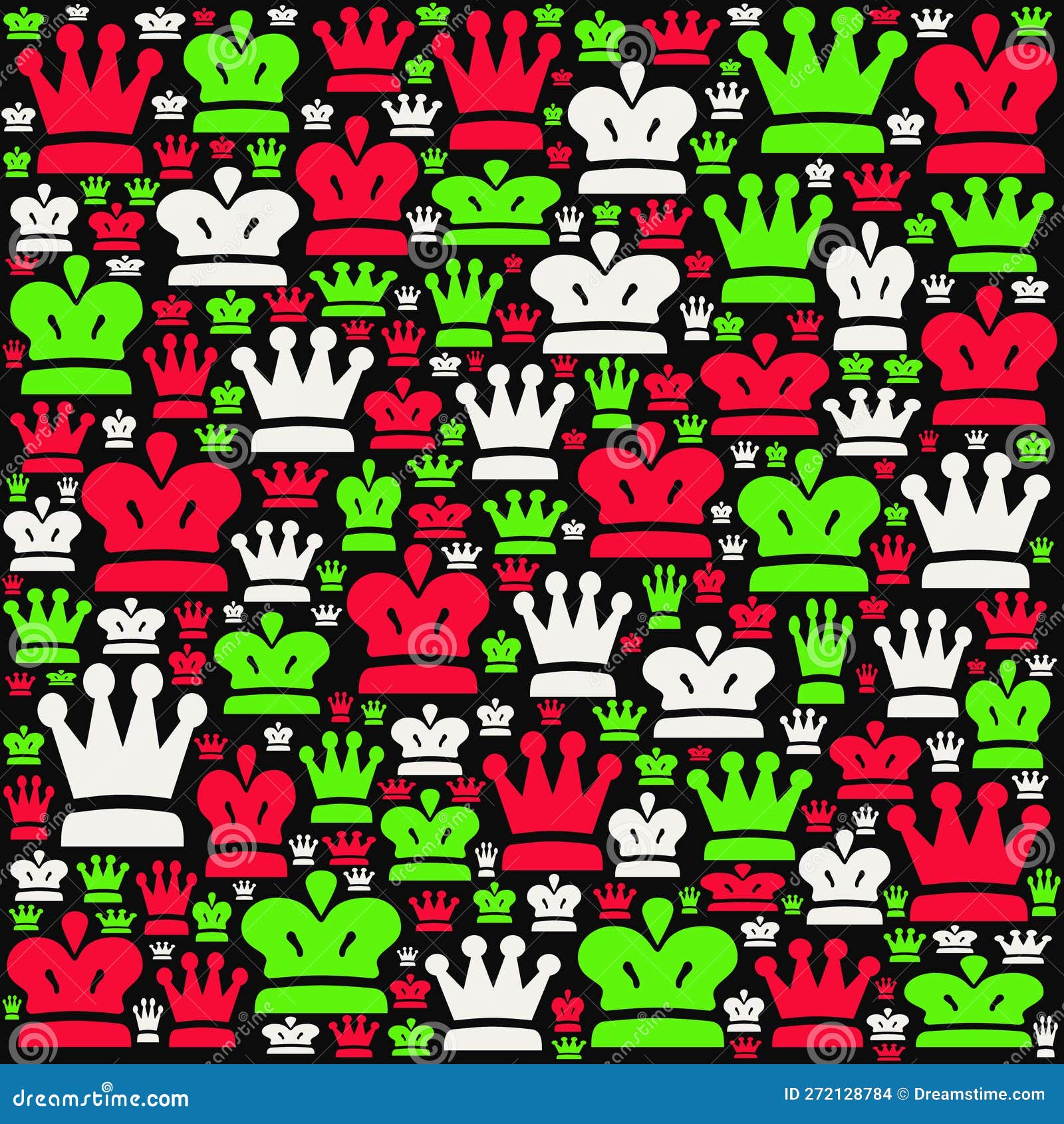 Abstract and Contemporary Digital Art Crown Design Stock Illustration ...