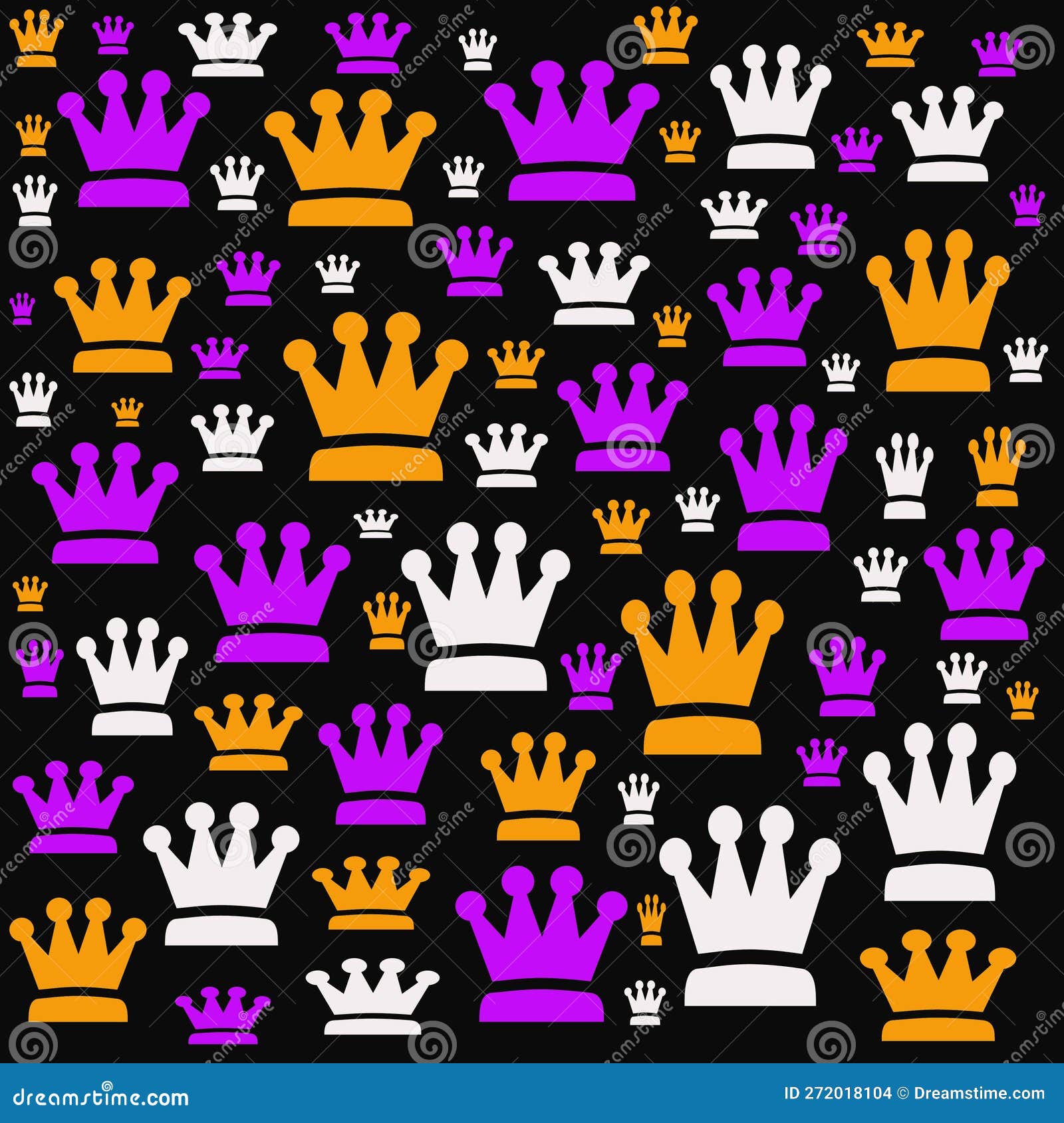 Abstract and Contemporary Digital Art Crown Design Stock Illustration ...