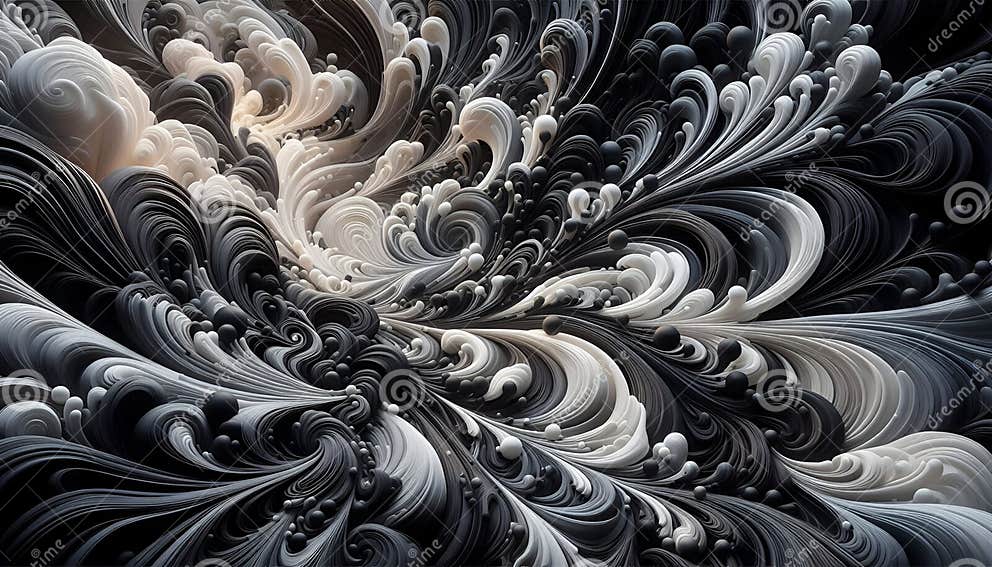 Abstract Wave Dynamics Abstract Wave Dynamics in Motion Stock Image ...
