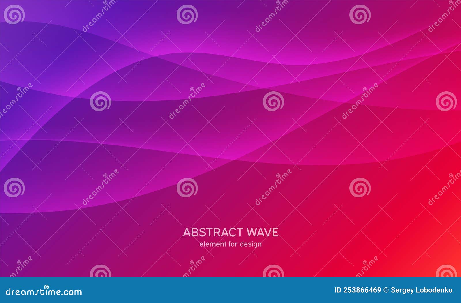 Abstract Wave Element for Design. Pink. Digital Frequency Track ...
