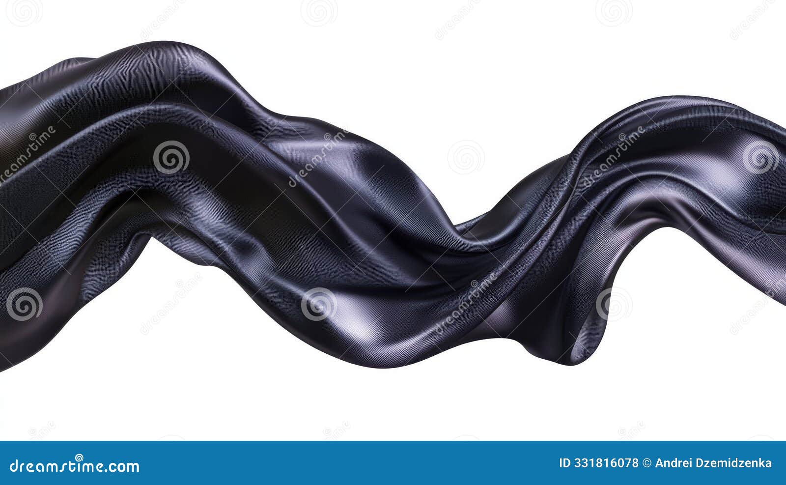 An Abstract Wave Explosion with Black Liquid Splashes on a Transparent ...