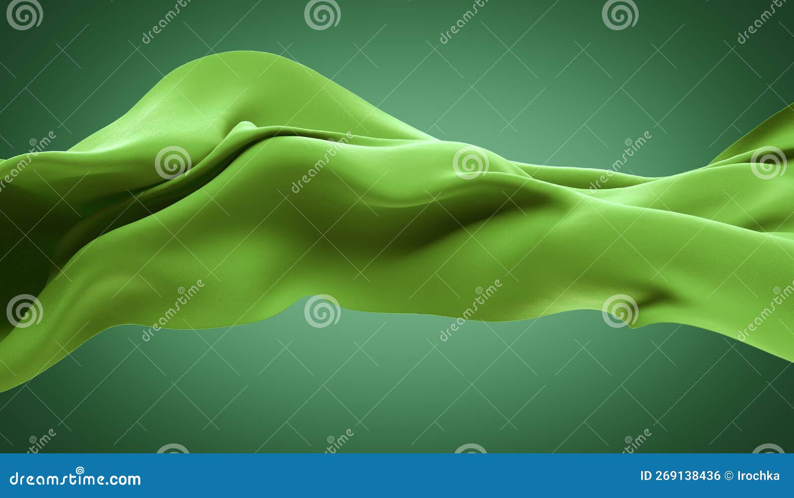 Abstract Wave Fabric Movement Dynamic Orange Color Stock Illustration ...