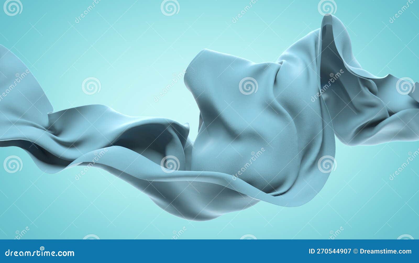 Abstract Wave Fabric Movement Dynamic Orange Color Stock Illustration ...