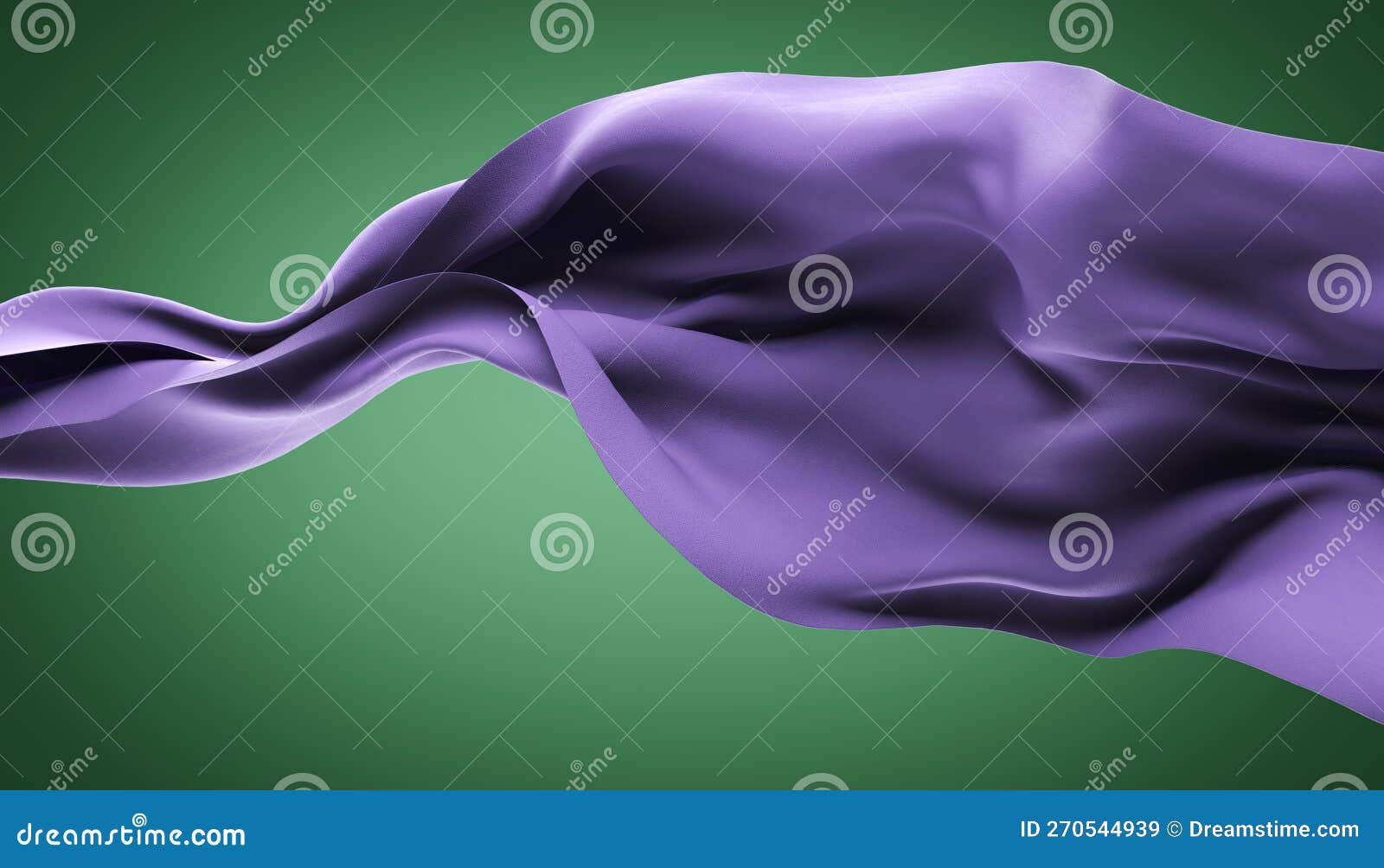 Abstract Wave Fabric Movement Dynamic Orange Color Stock Illustration ...