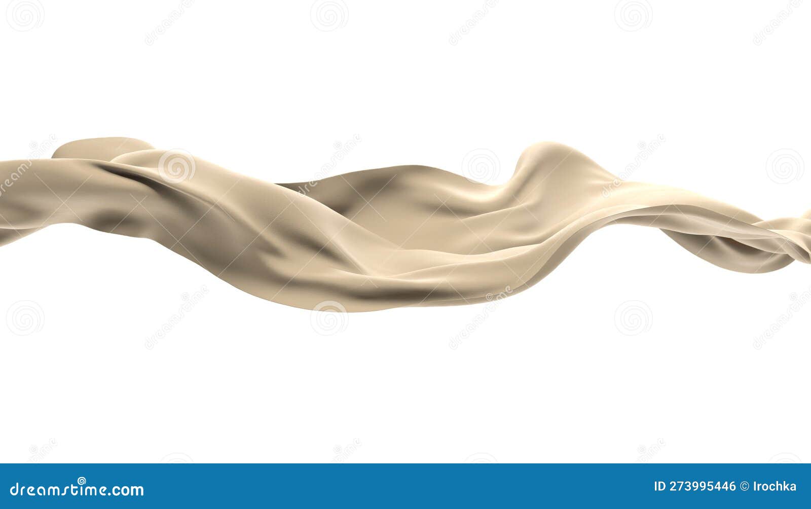 Abstract Wave Fabric Movement Dynamic Orange Color Stock Illustration ...