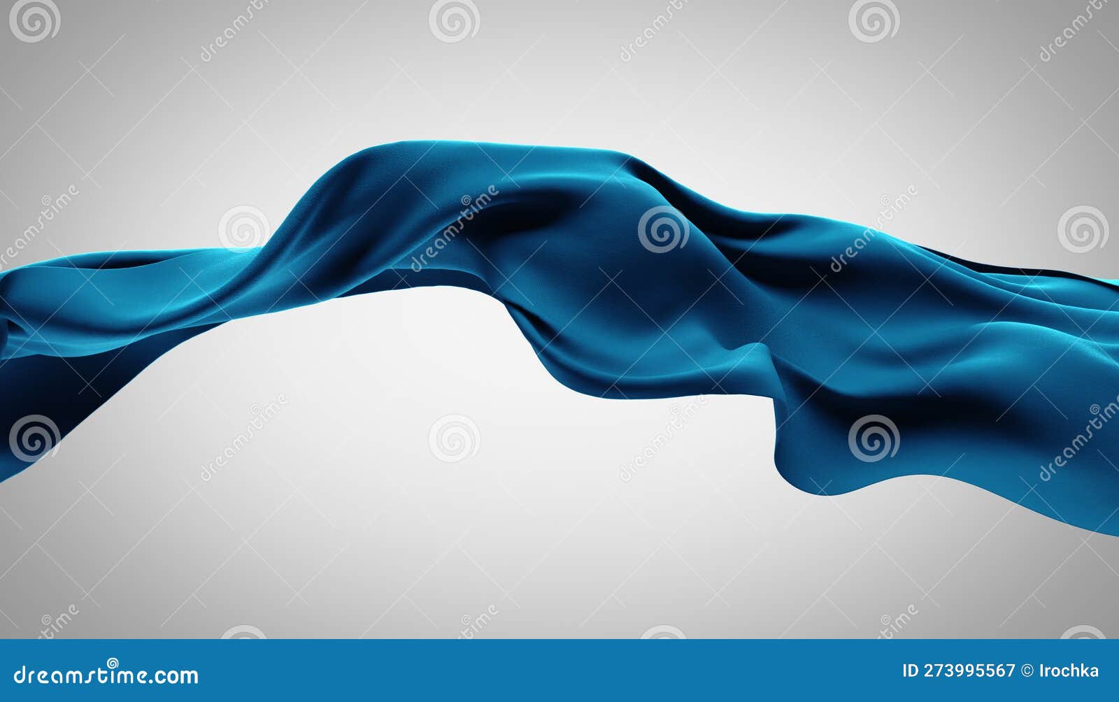 Abstract Wave Fabric Movement Dynamic Orange Color Stock Illustration ...