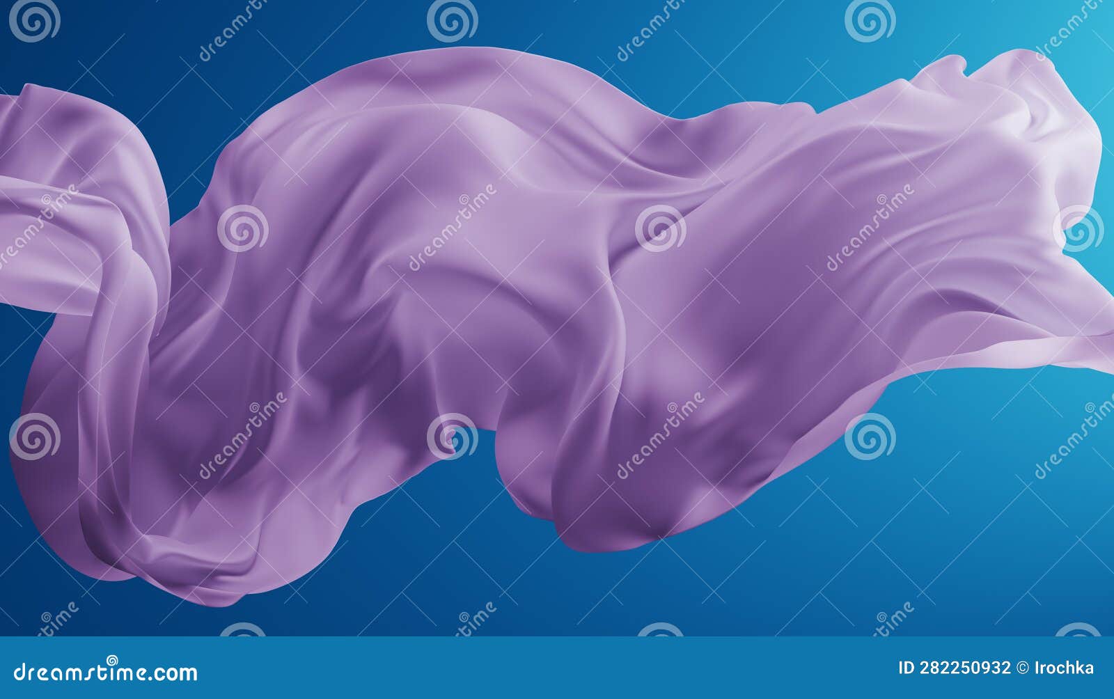Abstract Wave Fabric Movement Dynamic. Stock Illustration ...