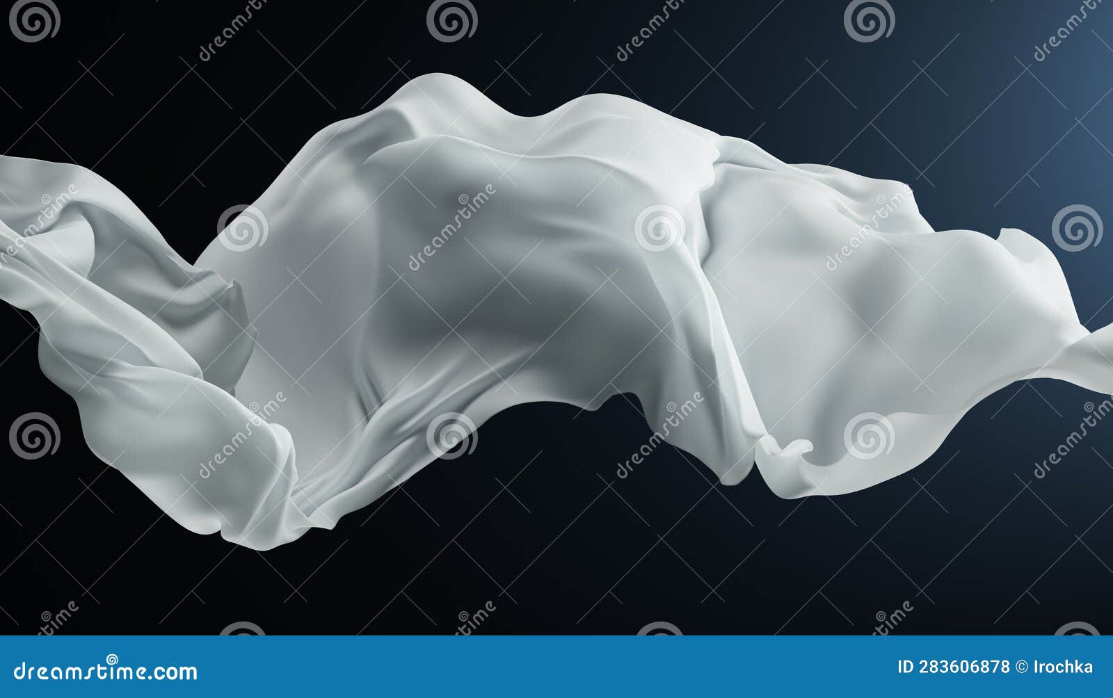 Abstract Wave Fabric Movement Dynamic. Stock Illustration ...