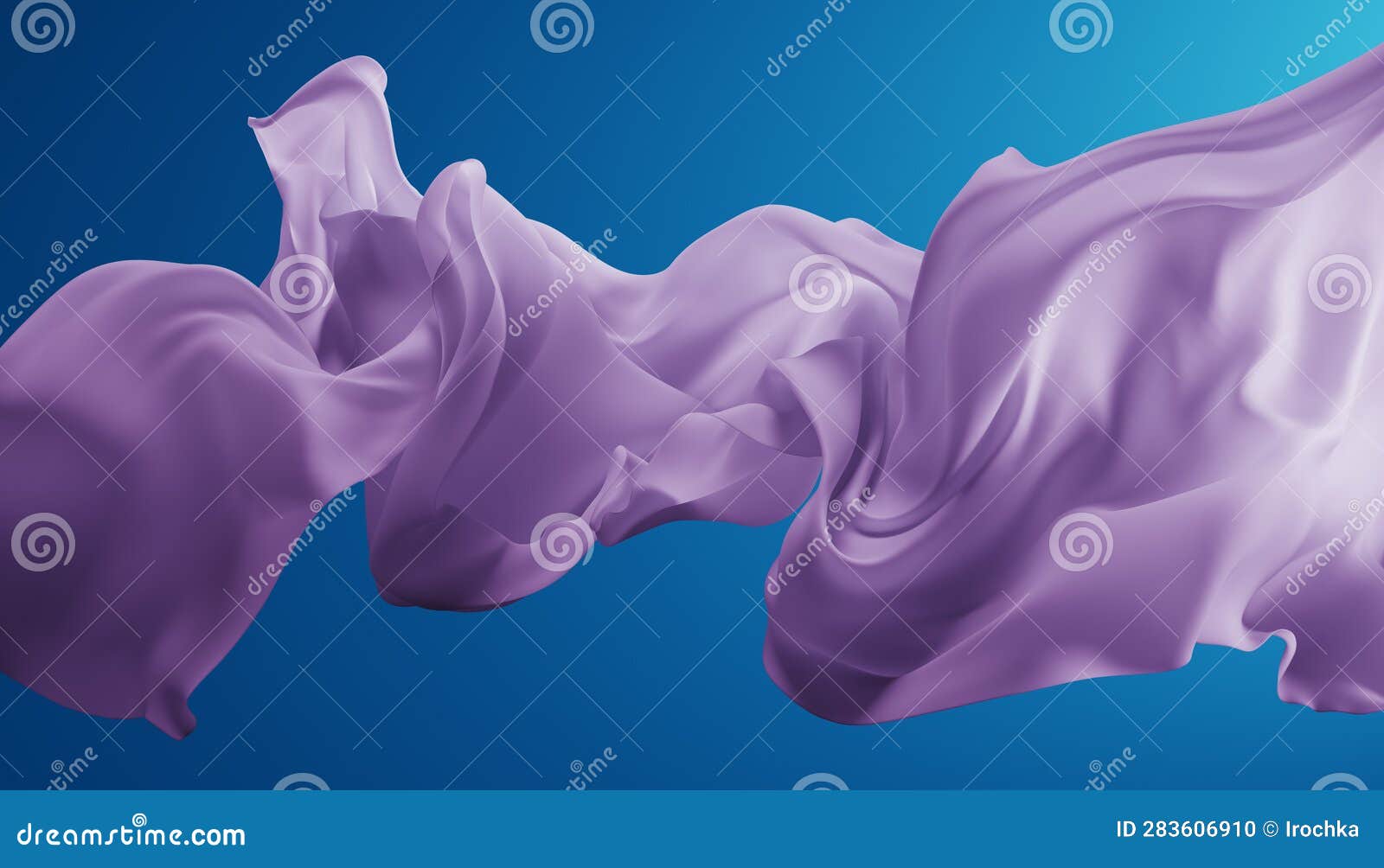 Abstract Wave Fabric Movement Dynamic. Stock Illustration ...