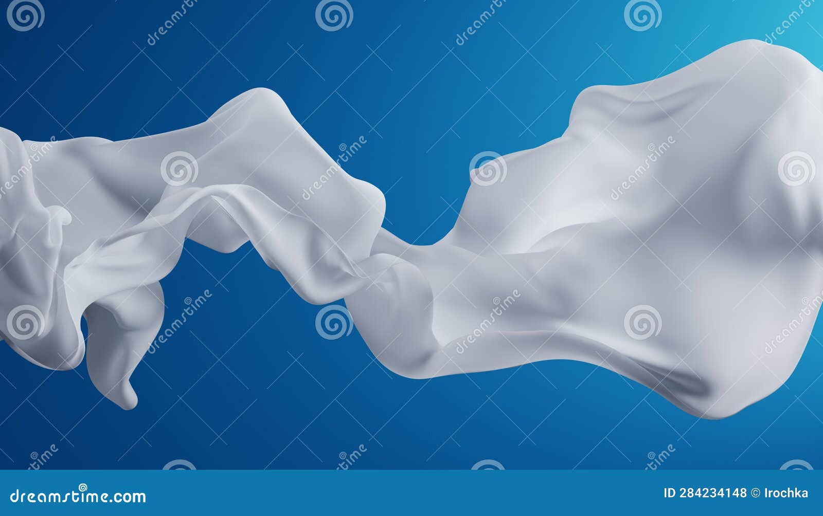 Abstract Wave Fabric Movement Dynamic. Stock Illustration ...