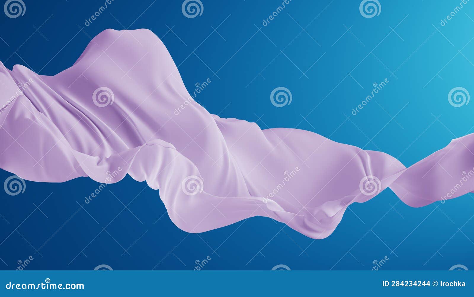 Abstract Wave Fabric Movement Dynamic. Stock Illustration ...