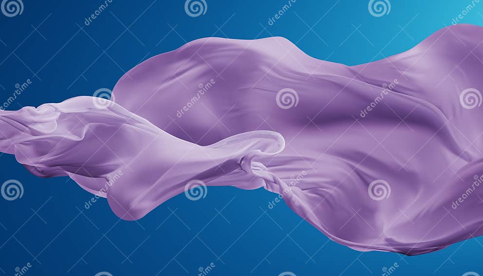 Abstract Wave Fabric Movement Dynamic. Stock Illustration ...