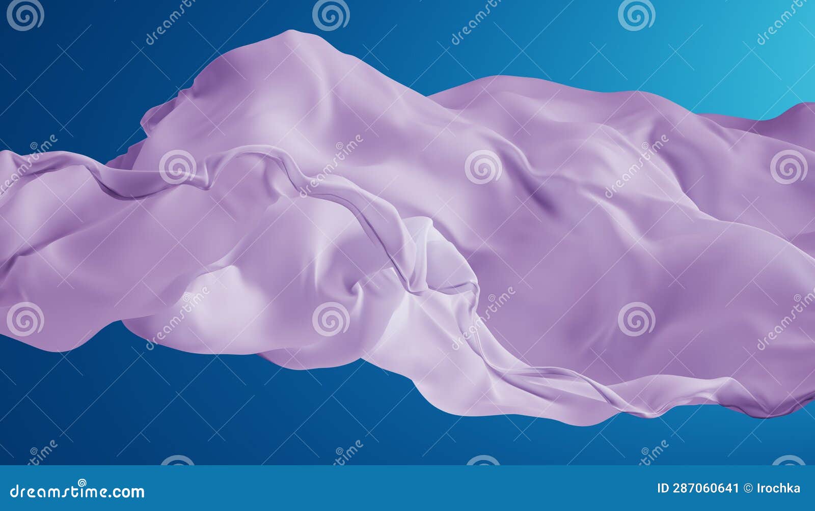Abstract Wave Fabric Movement Dynamic. Stock Illustration ...