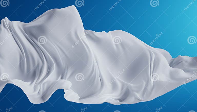 Abstract Wave Fabric Movement Dynamic. Stock Illustration ...