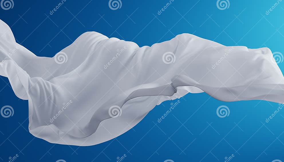 Abstract Wave Fabric Movement Dynamic. Stock Illustration ...