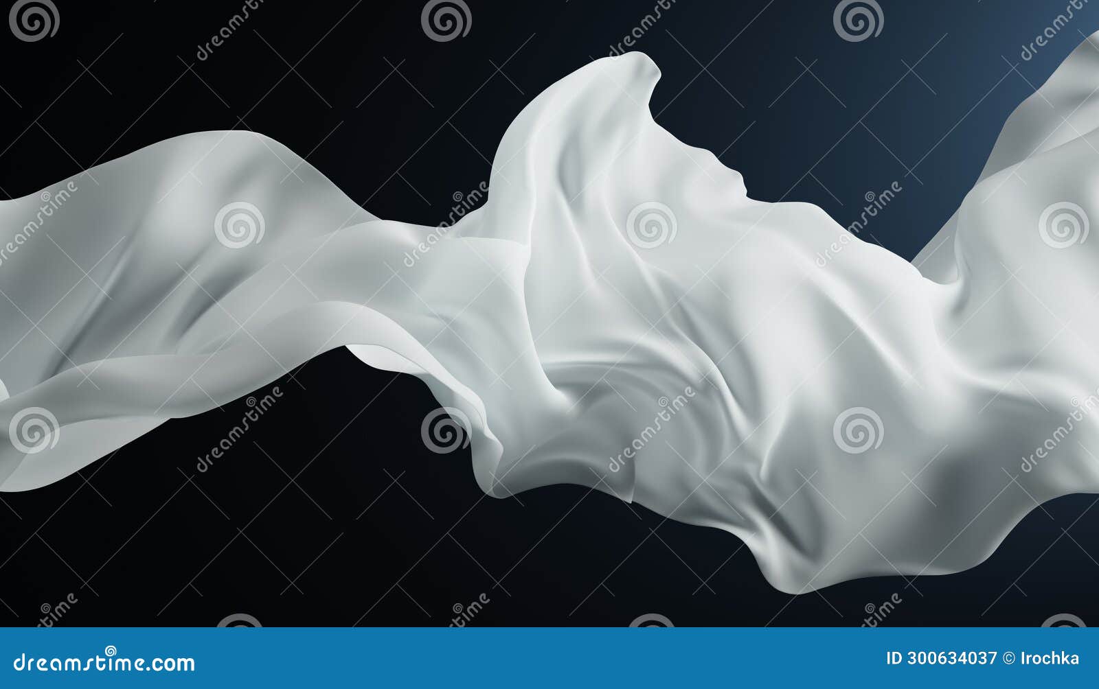 Abstract Wave Fabric Movement Dynamic. Stock Illustration ...