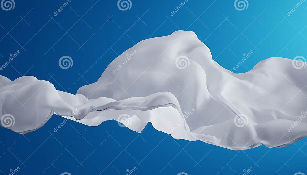 Abstract Wave Fabric Movement Dynamic. Stock Illustration ...