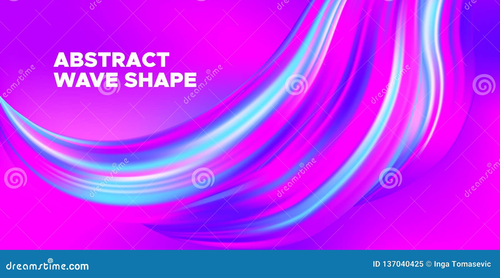 Abstract Wave Flow Background. Stock Vector - Illustration of creative ...