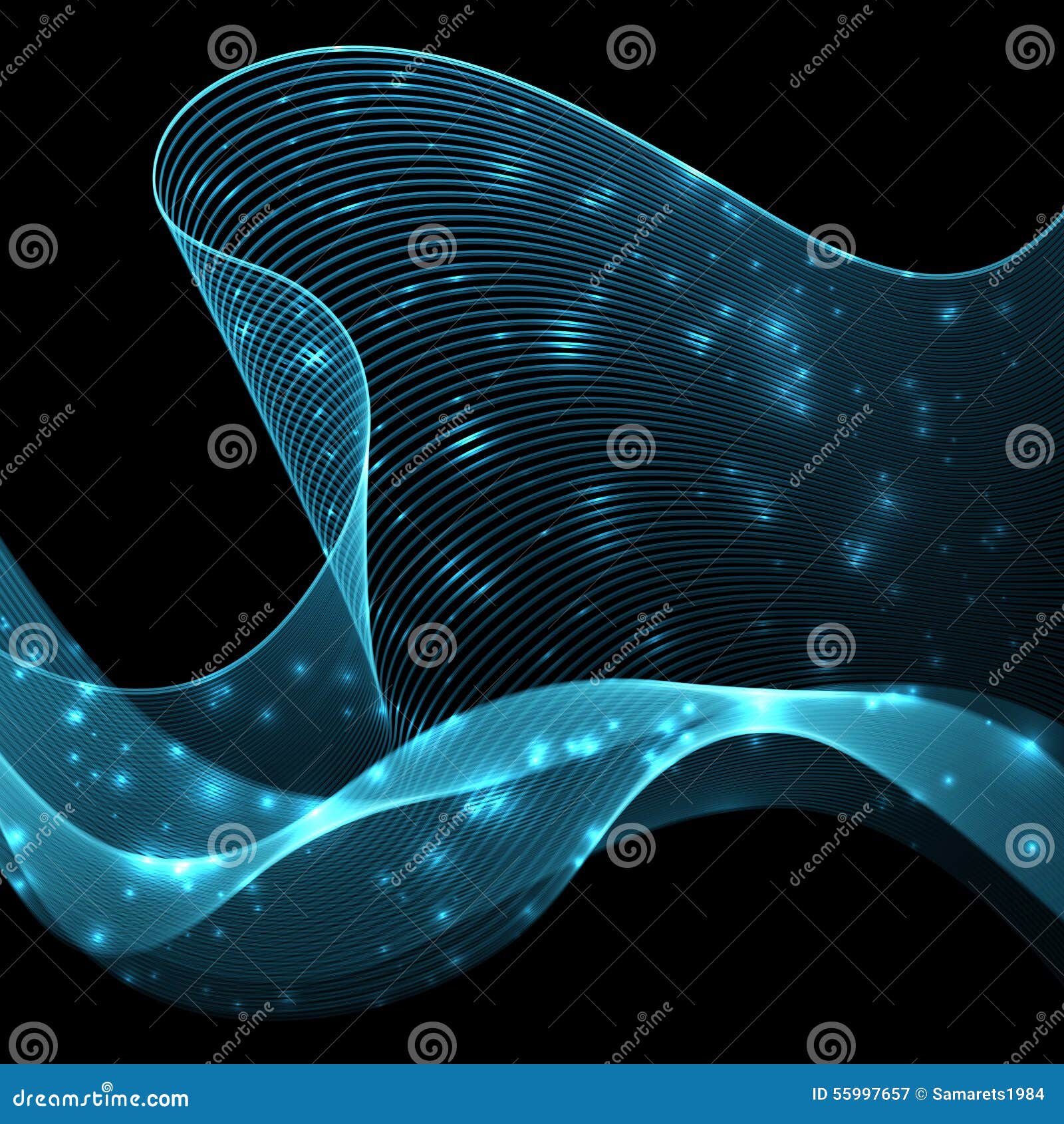 Abstract Wave Futuristic Background. Stock Vector - Illustration of ...