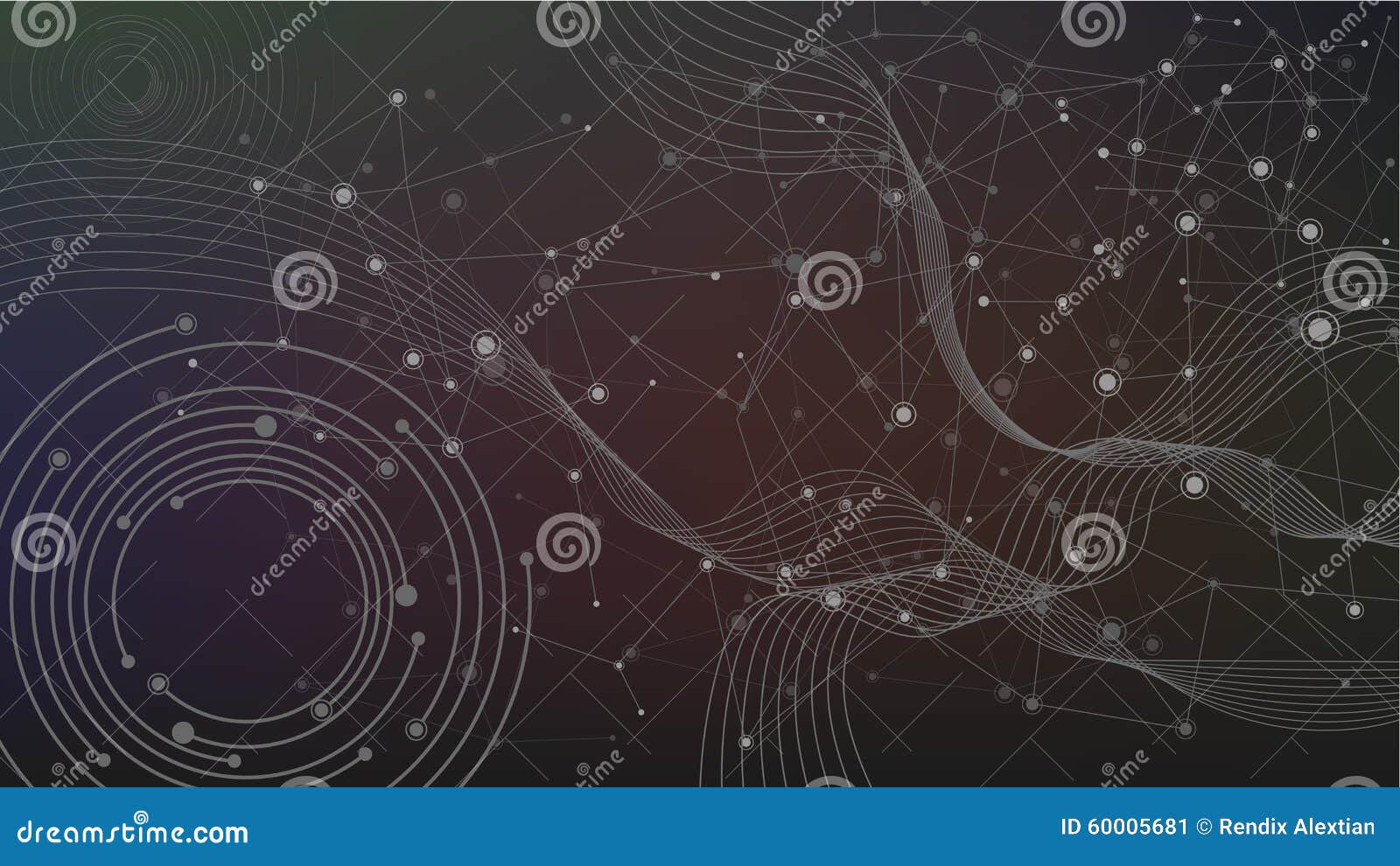 Abstract Wave Geometric Technology Background Stock Vector ...