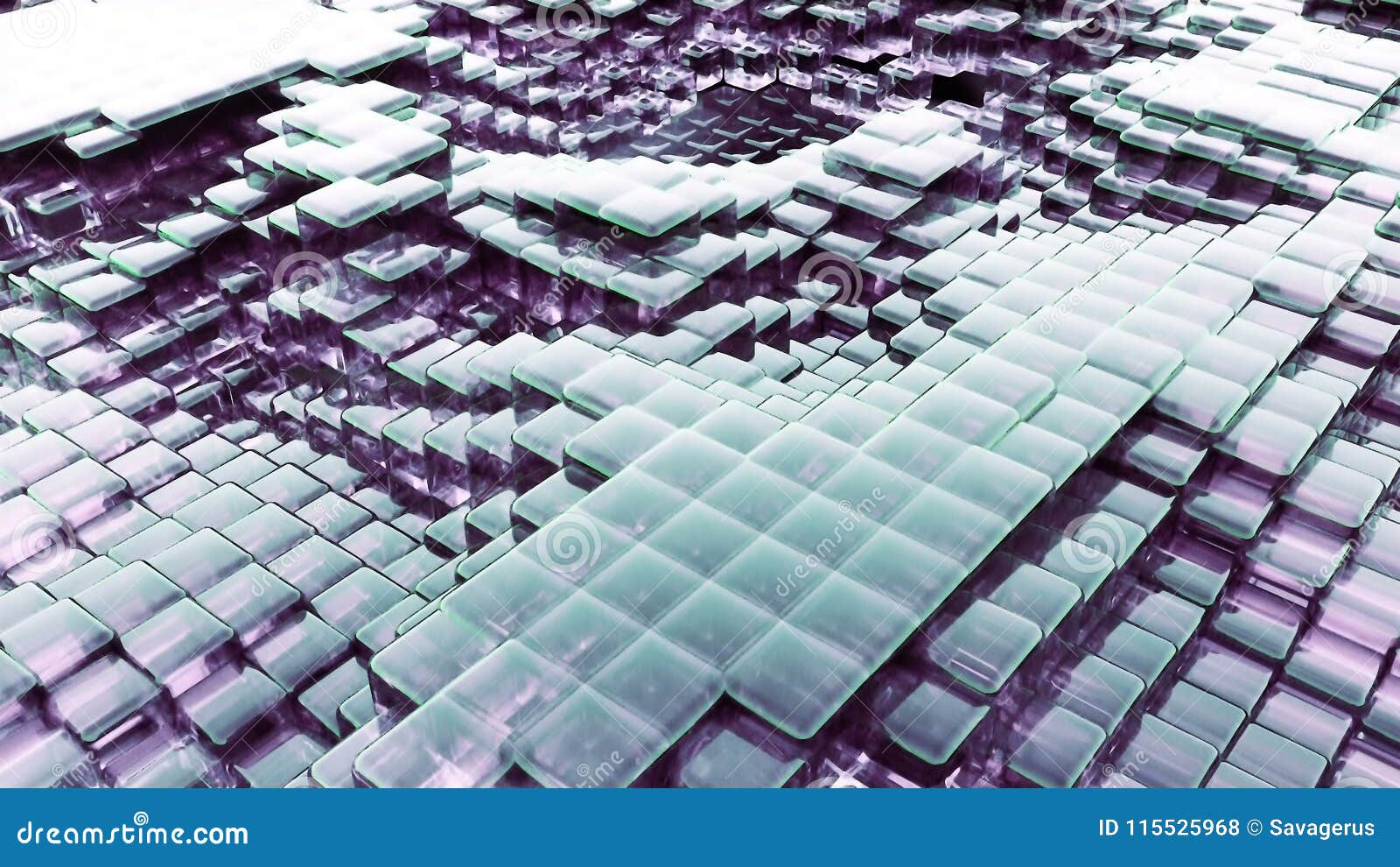 Wave Glass Liquid with Animated Reflections. Stock Photo - Image of ...
