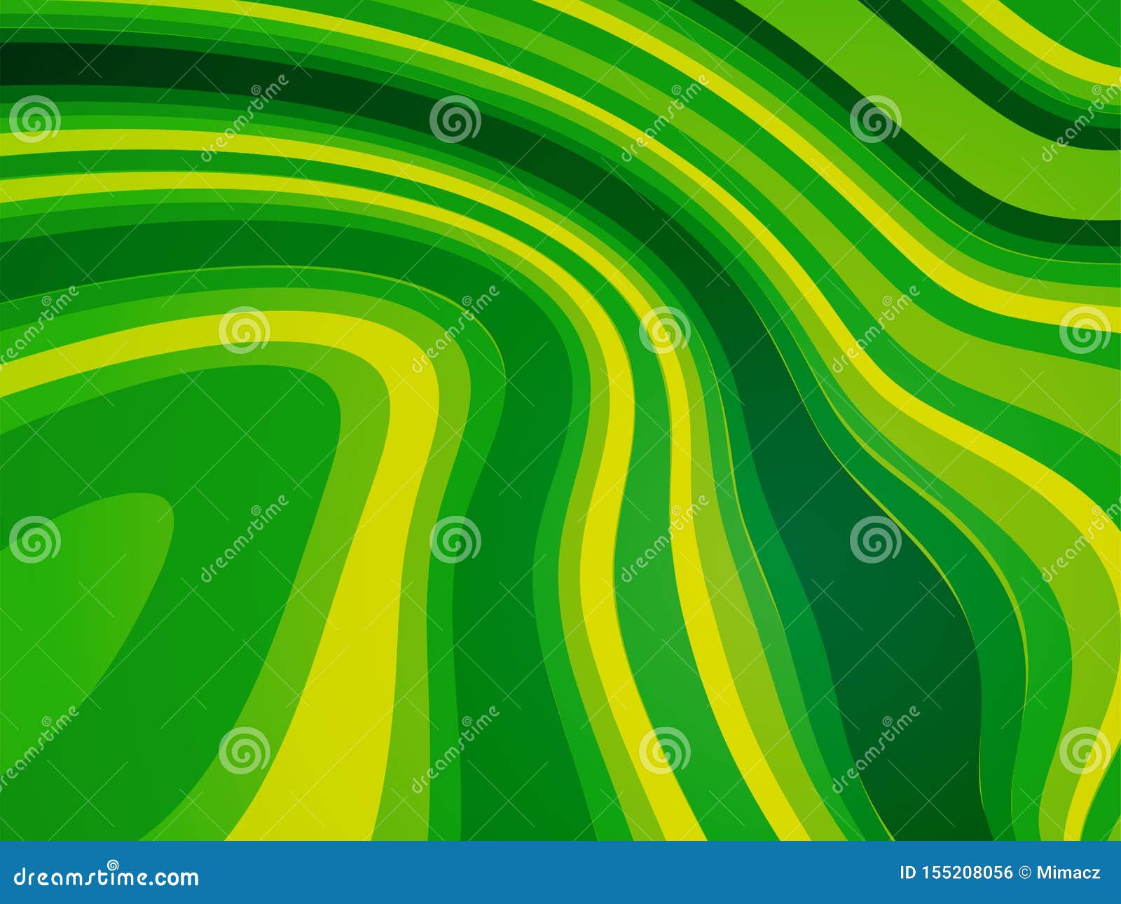 Abstract Wave Green Bio Background Stock Vector - Illustration of card ...