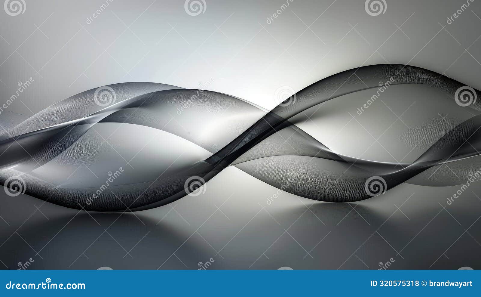 Abstract Wave in Grey and White Stock Illustration - Illustration of ...