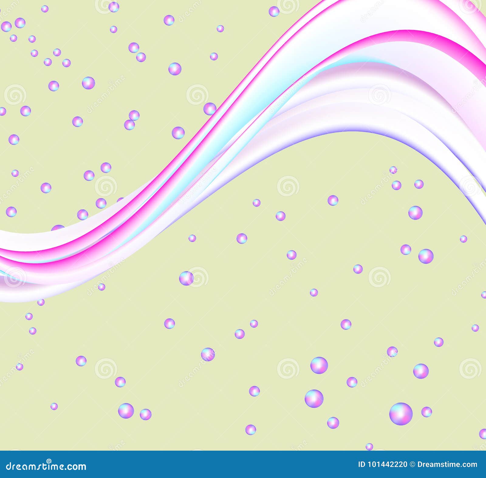 Abstract Wave Illustration. Stock Vector - Illustration of backgrounds ...