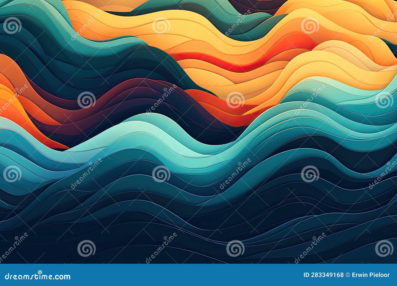 Abstract Wave-inspired Background Design for Your Creative Project ...