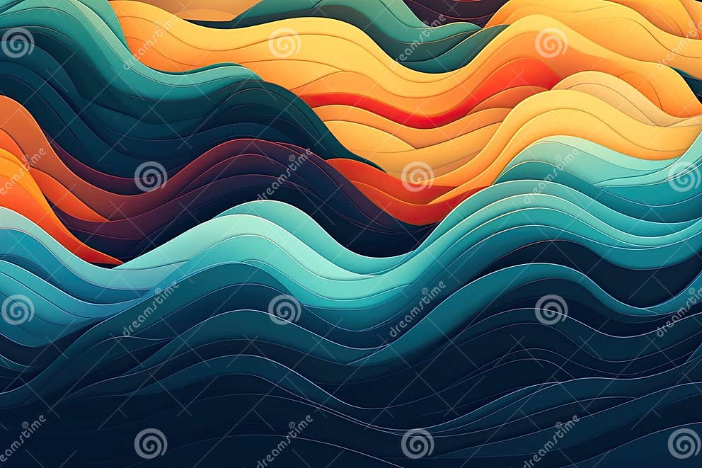 Abstract Wave-inspired Background Design for Your Creative Project ...