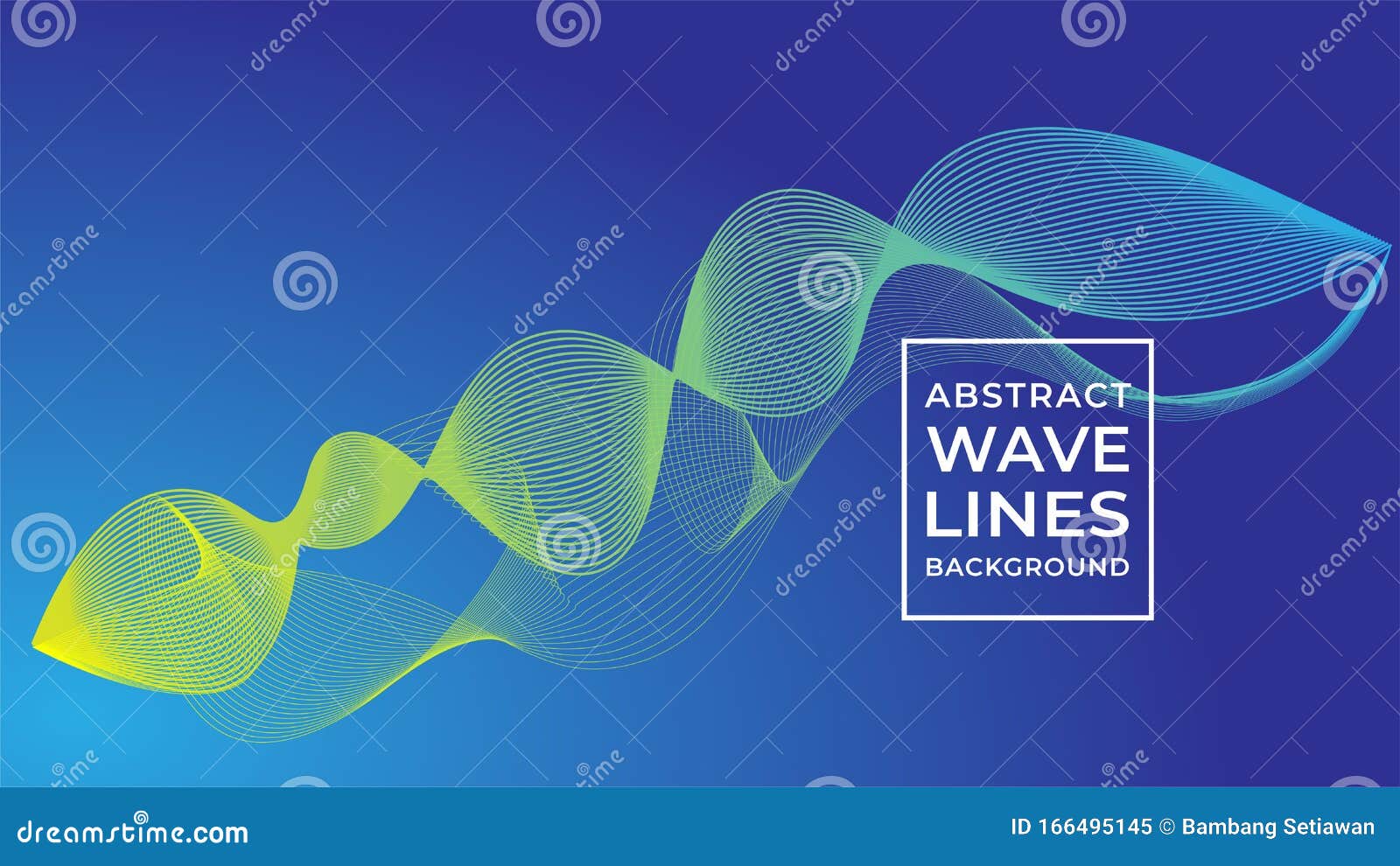 Abstract Wave Line Background Design Vector, Blue Water, Underwater ...