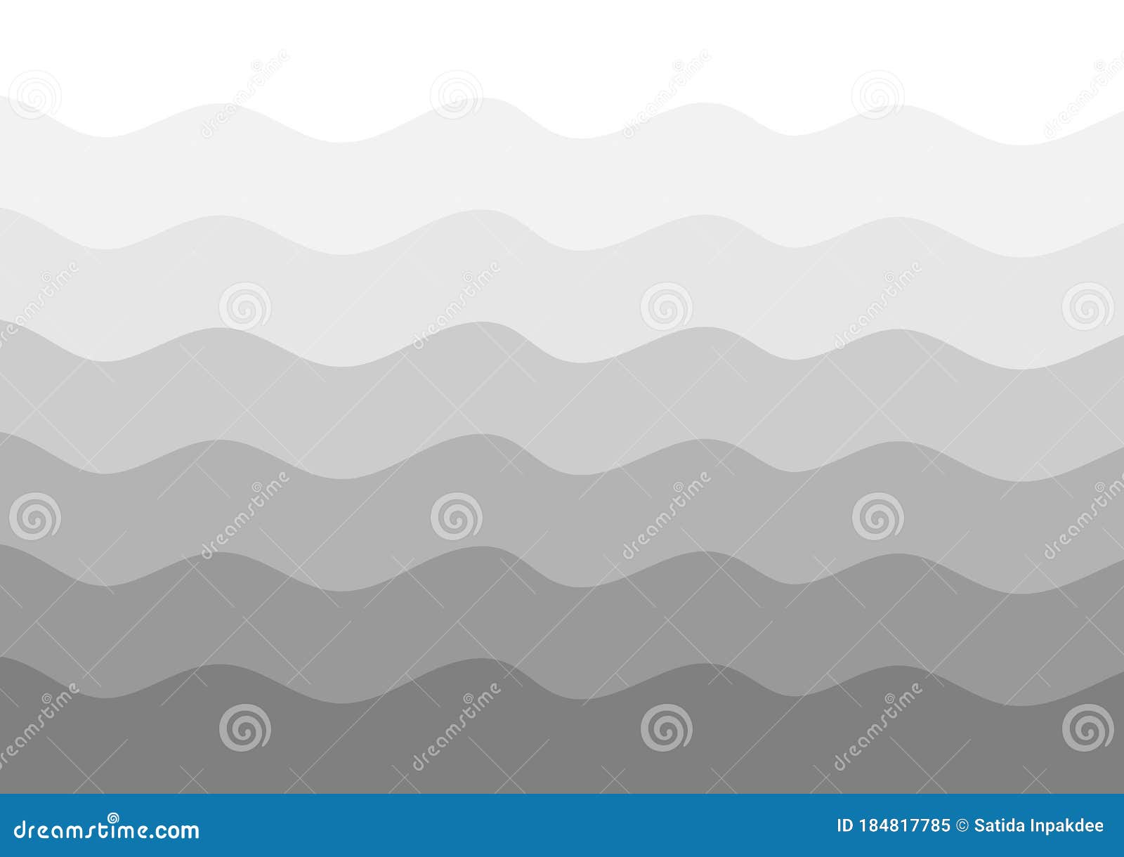 Abstract Wave Line or Curve Shapes Composition Elements Pattern Design ...