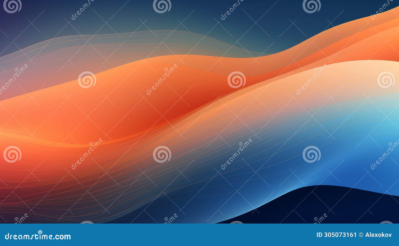 Abstract Wave Line Effect for Background and Wallpaper AI Generated ...