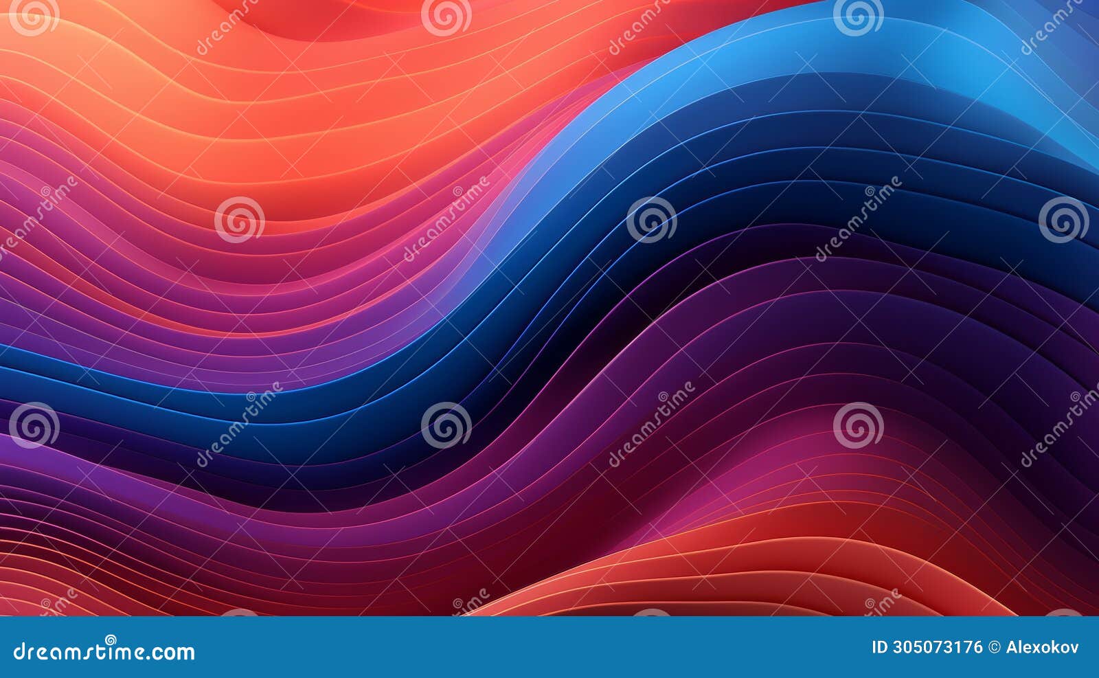 Abstract Wave Line Effect for Background and Wallpaper AI Generated ...