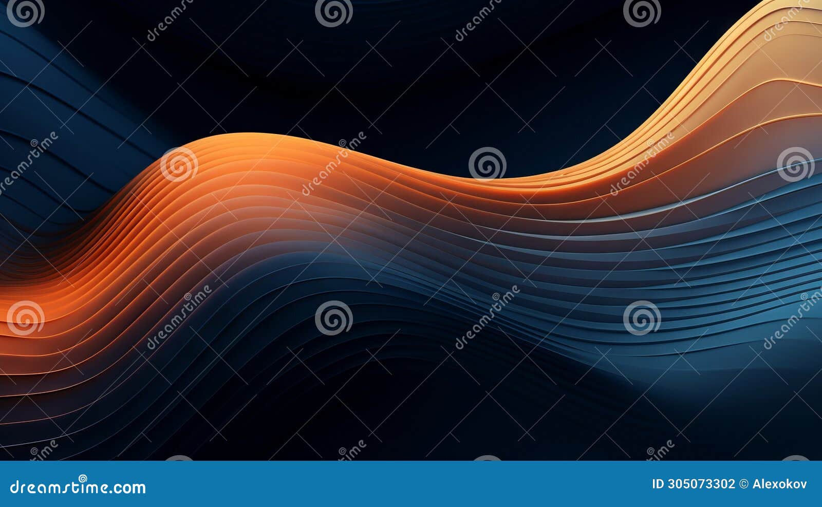 Abstract Wave Line Effect for Background and Wallpaper AI Generated ...