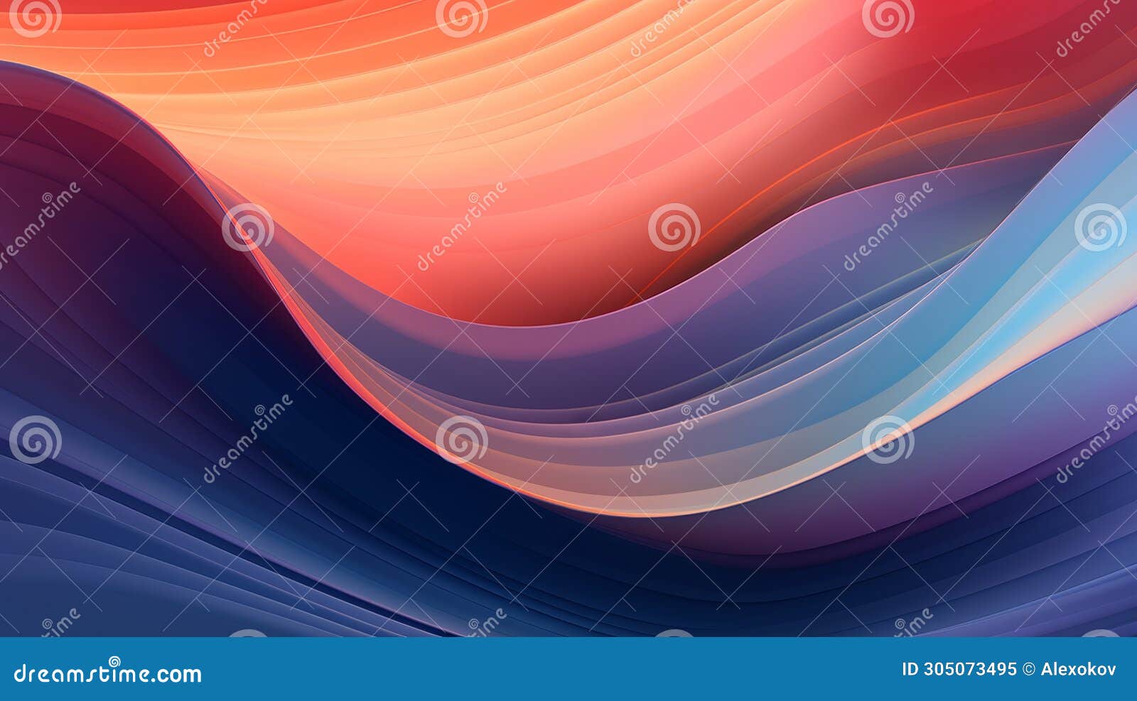 Abstract Wave Line Effect for Background and Wallpaper AI Generated ...