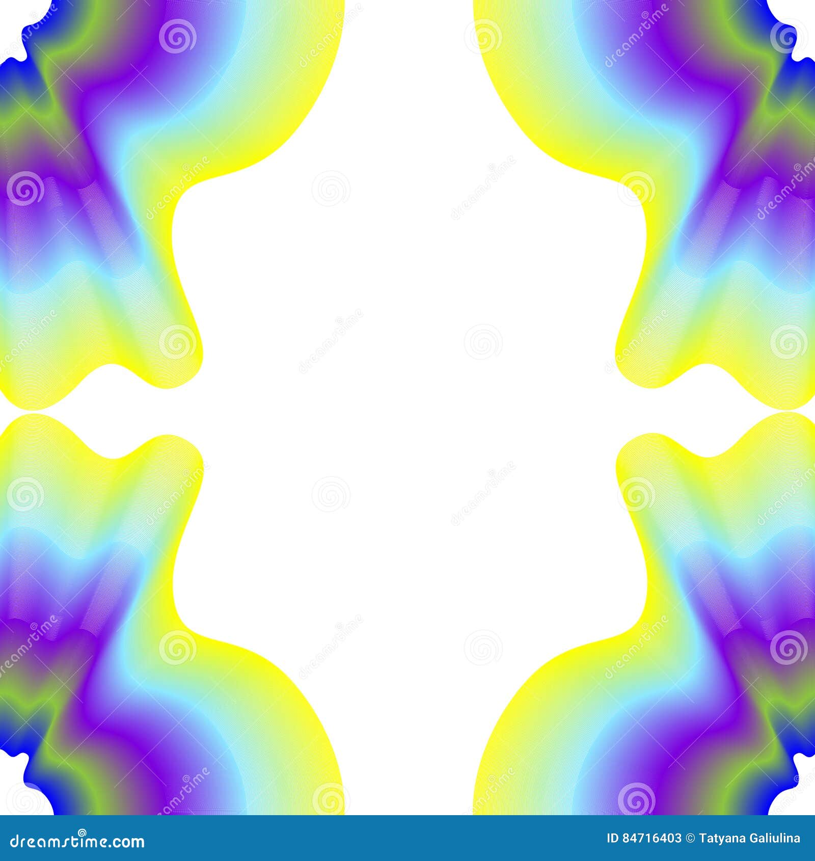 Abstract Wave Line Frame Backgraund Illustration Stock Vector ...