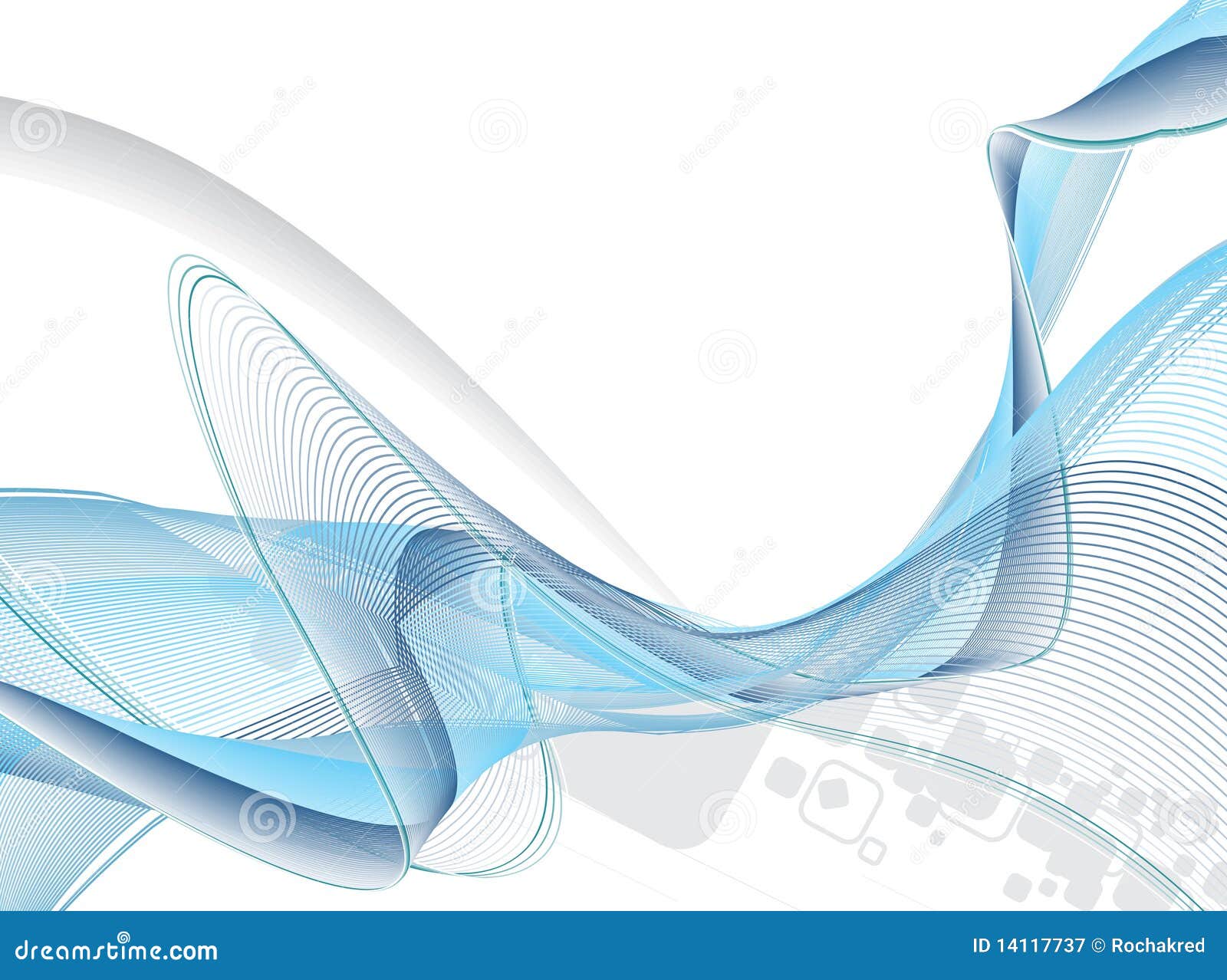 Abstract Wave Line with Space of Your Text Stock Vector - Illustration ...
